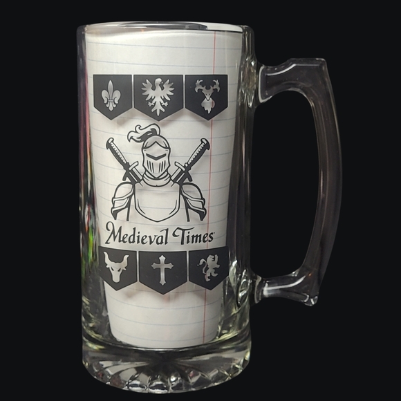MEDIEVAL TIMES | Dining | New Medieval Times Glass Mug | Poshmark